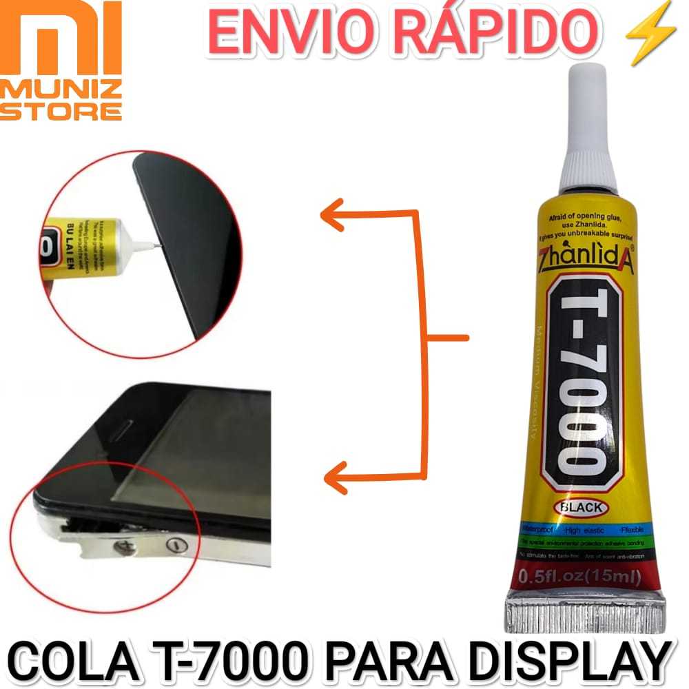 Cola T-7000 15ML Para Display Preto Cola Tela Touch Multiuso Colas ...