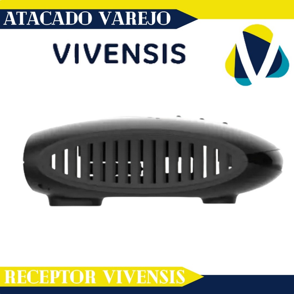 Receptor Digital Vivensis Vx10 | Shopee Brasil