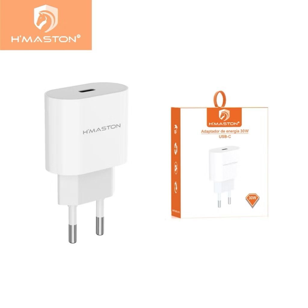 H'maston CB-16 Carregador Tipo-C de Carregamento Turbo 30w Fonte sem cabo 3A Torre Carregar ...