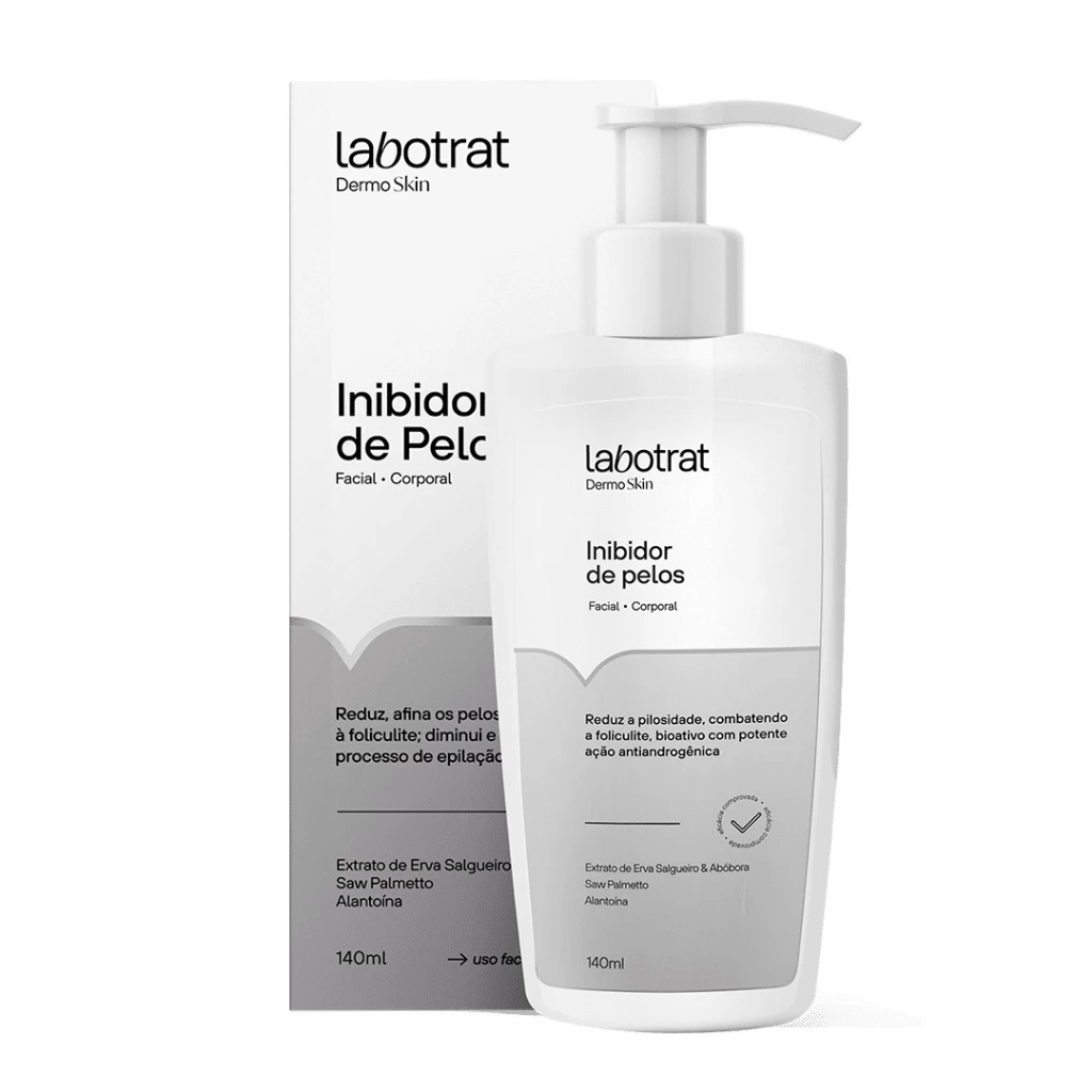 Inibidor de Pelos Facial e Corporal Labotrat Dermo Skin 140ml | Shopee ...