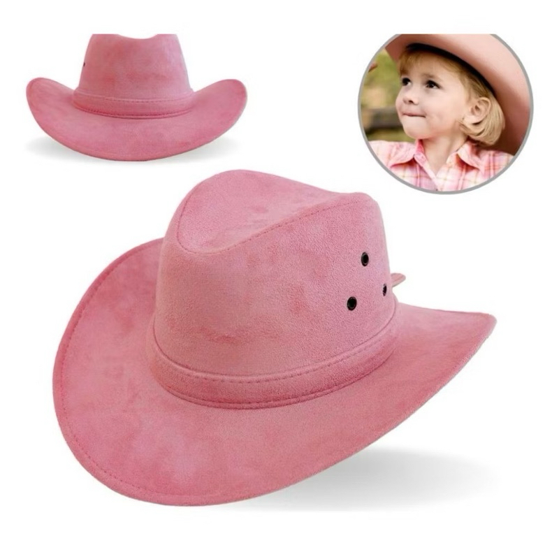 Chapéu Infantil Ana Castela Country Rosa ou Preto Menina Menino Festa ...