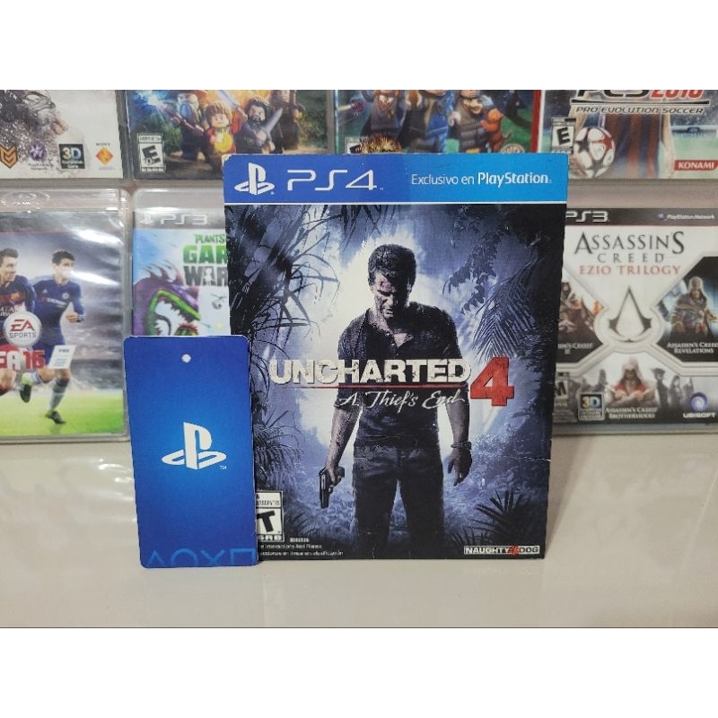 Uncharted 4 P/S.4 - CD Original Mídia Física Usado (ENCARTE PAPEL ...