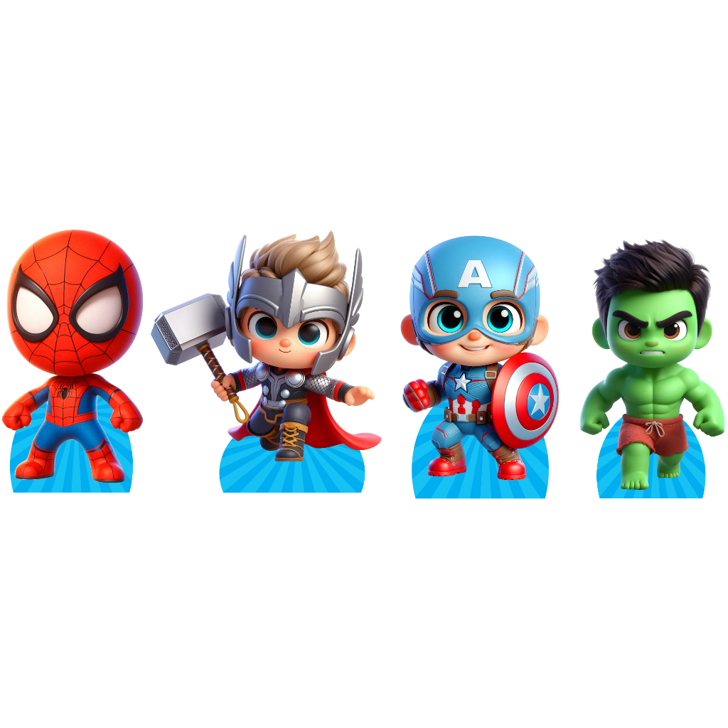 KIT DISPLAYS 70CM VINGADORES BABY I.A. - FESTA E DECORAÇÃO | Shopee Brasil