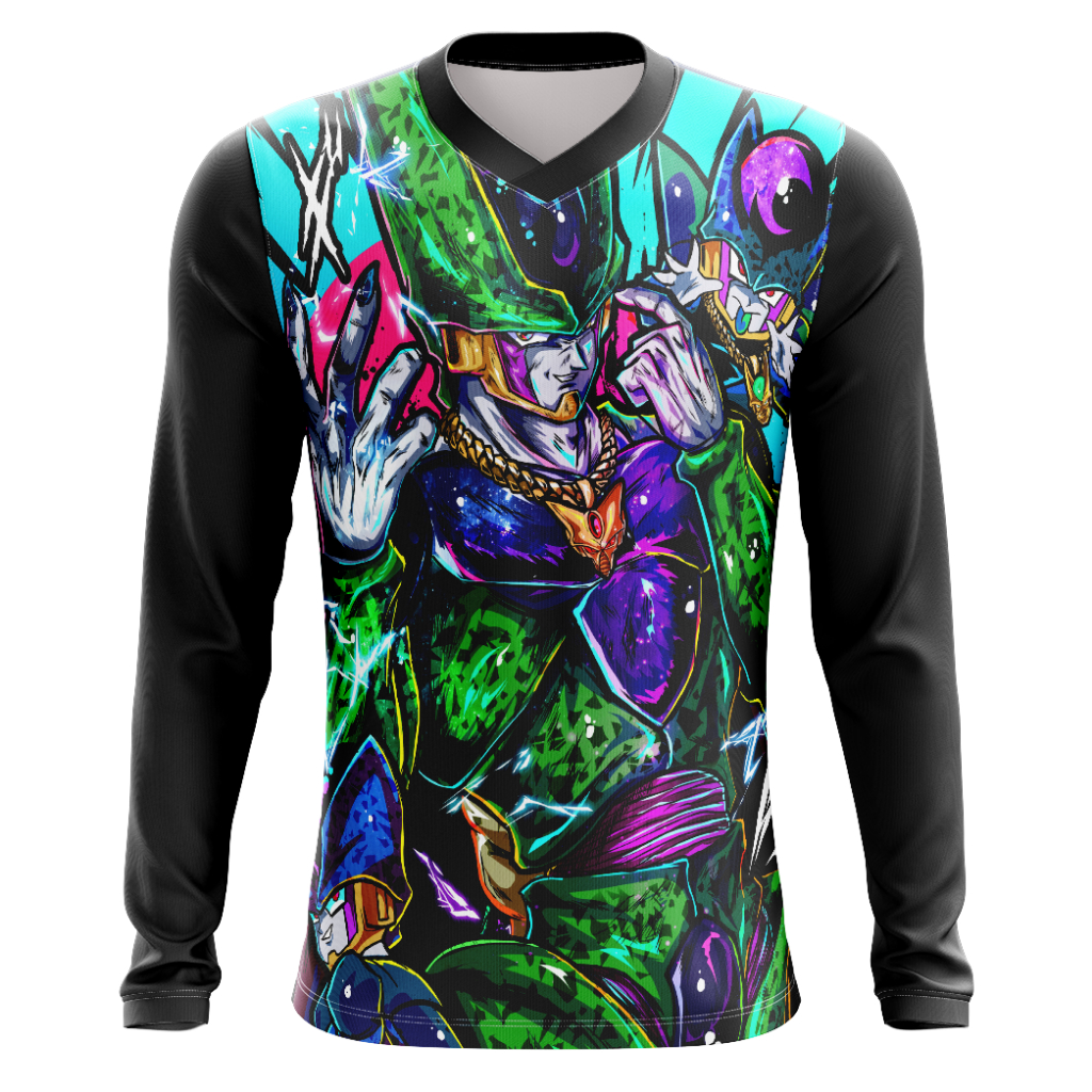 Camisa / Camiseta Cell Anime Dragon Ball Z Manga Longa | Shopee Brasil