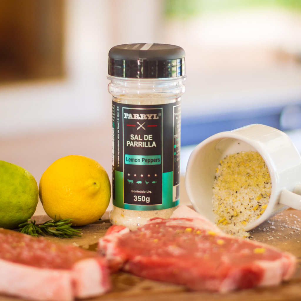 Sal de Parrilla Lemon Peppers 350g Parryl | Shopee Brasil