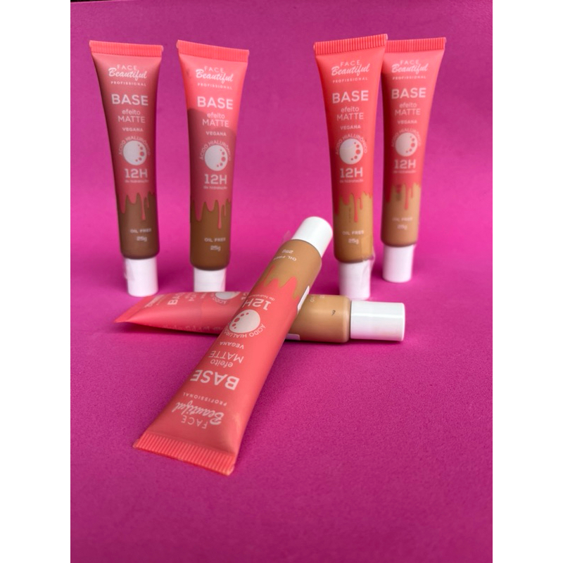 base Face Beautiful efeito matte | Shopee Brasil