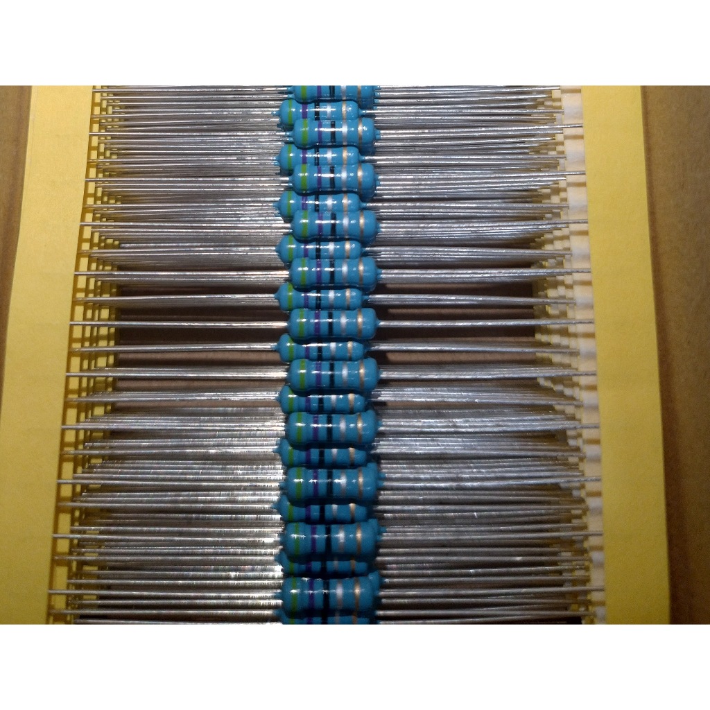 RESISTOR 4R7 1W ( 4,7 OHMS 1W ) METALFILM 5% - 10 PEÇAS | Shopee Brasil