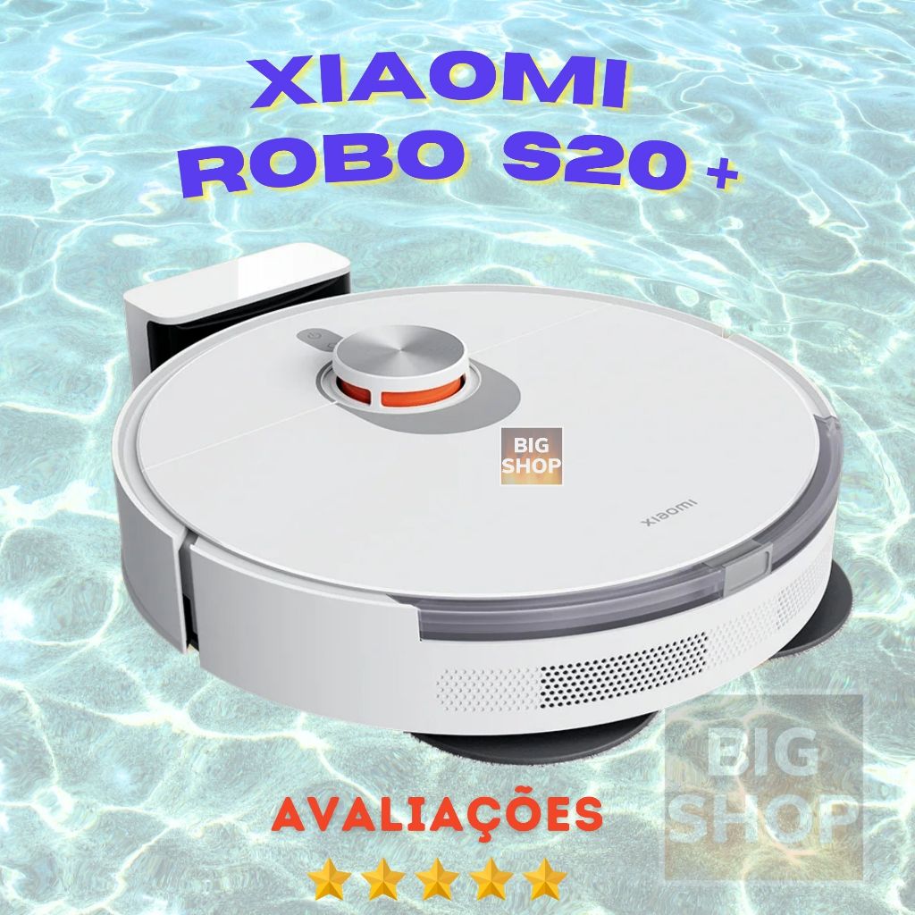 Xiaomi Mi Robot Vacuum S20+ Plus - Robô Aspirador Inteligente para ...
