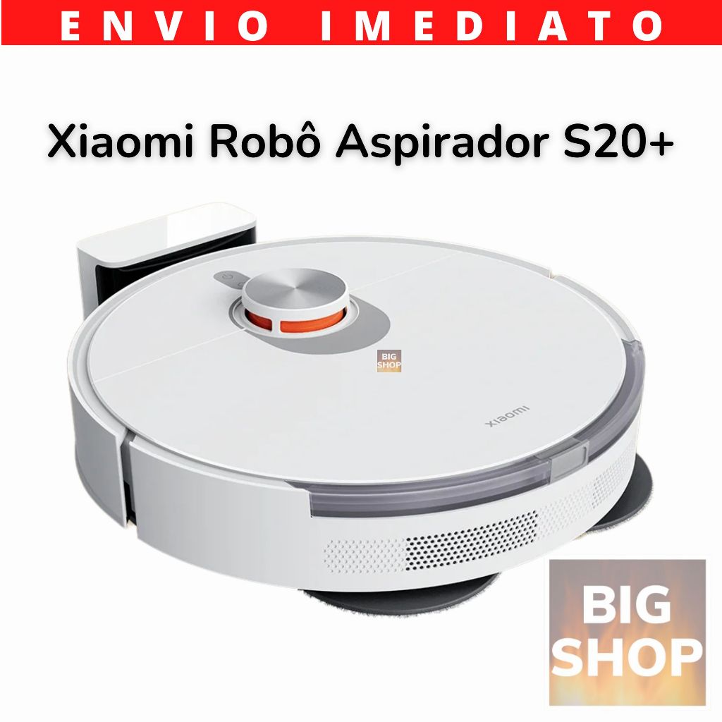 Xiaomi Mi Robot Vacuum S20+ Plus - Robô Aspirador Inteligente para ...