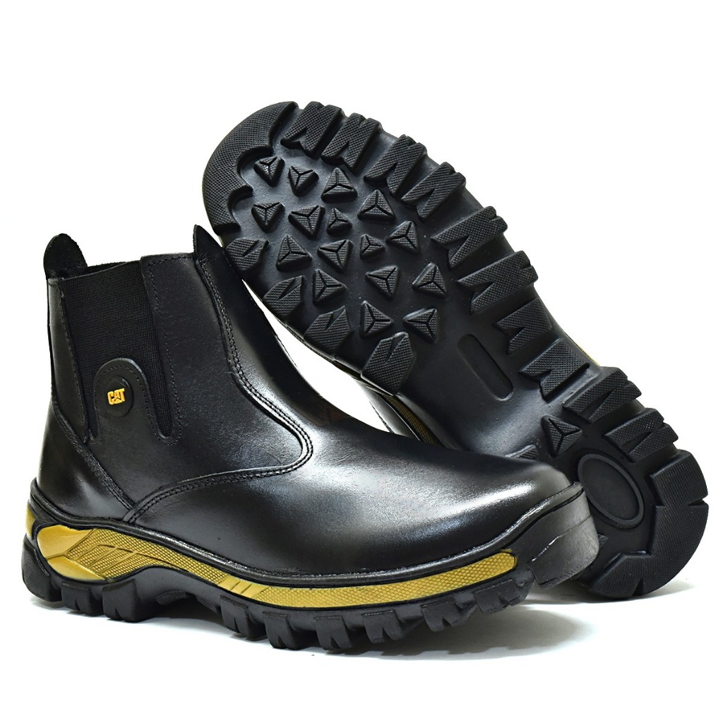 Botina Cat Couro Látego | Shopee Brasil