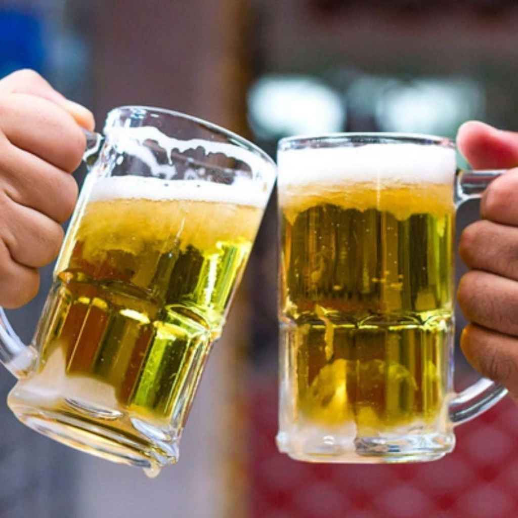 Kit 2 Canecas de Vidro Chopp e Cerveja 320 ML | Shopee Brasil