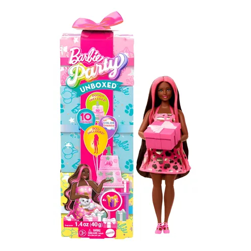 Boneca Barbie Party Unboxed - Mattel Jfg68 | Shopee Brasil