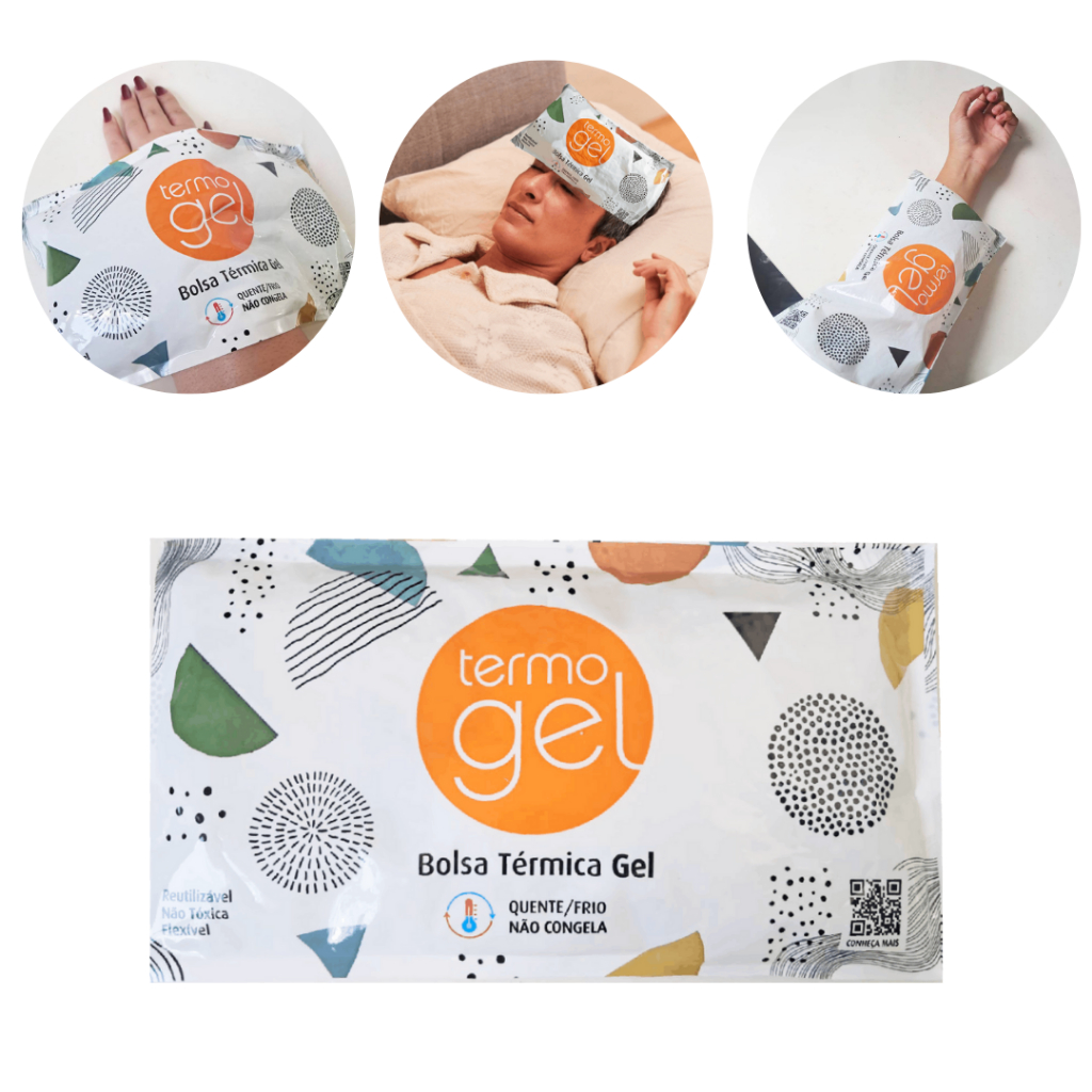 Bolsa Térmica Gel Soft Clean Compressas Quente E Fria TermoGel | Shopee ...
