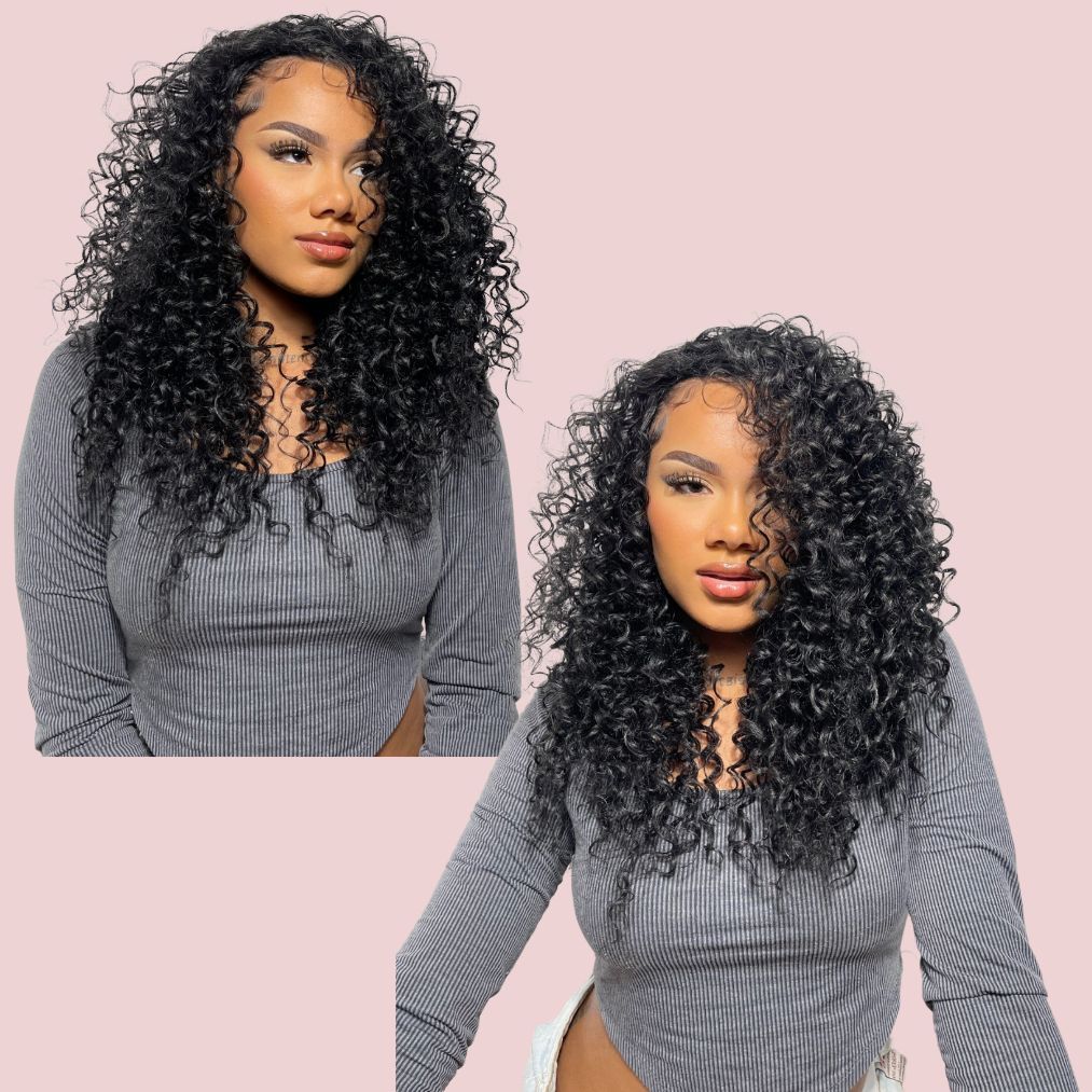 Wig Peruca Lace Cacheada Idêntica Ao Cabelo Humano 50cm | Shopee Brasil
