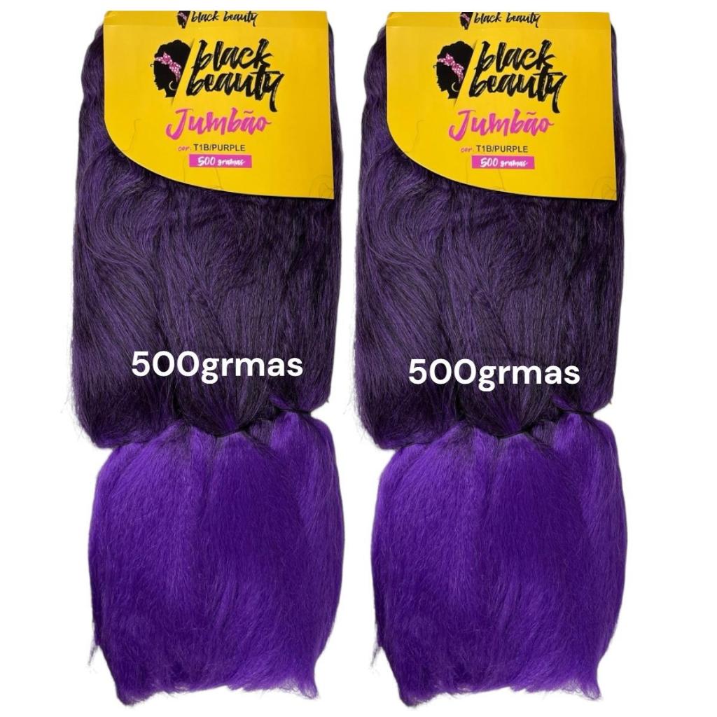 Cabelo Jumbão Jumbo para Trança Box Brainds - 2 PACOTES | Shopee Brasil