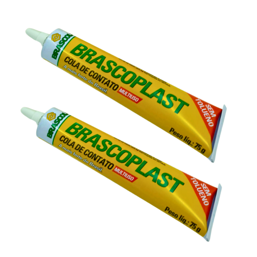 Kit 2 Unidades Cola de Contato Sapateiro BRASCOPLAST – Cola Forte para ...