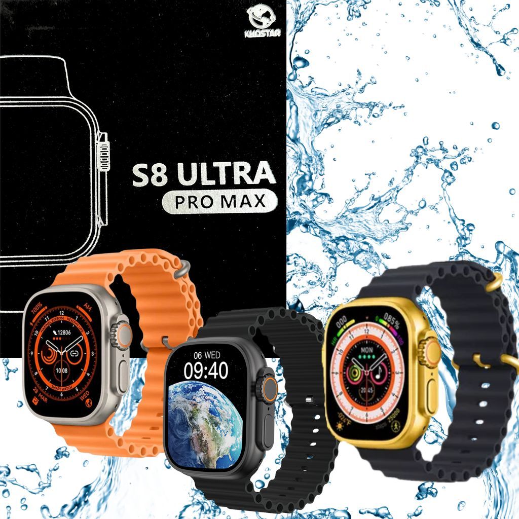 Smartwatch S8 Ultra Pro Max A prova d'água 100% IP68 49mm faz chamada ...