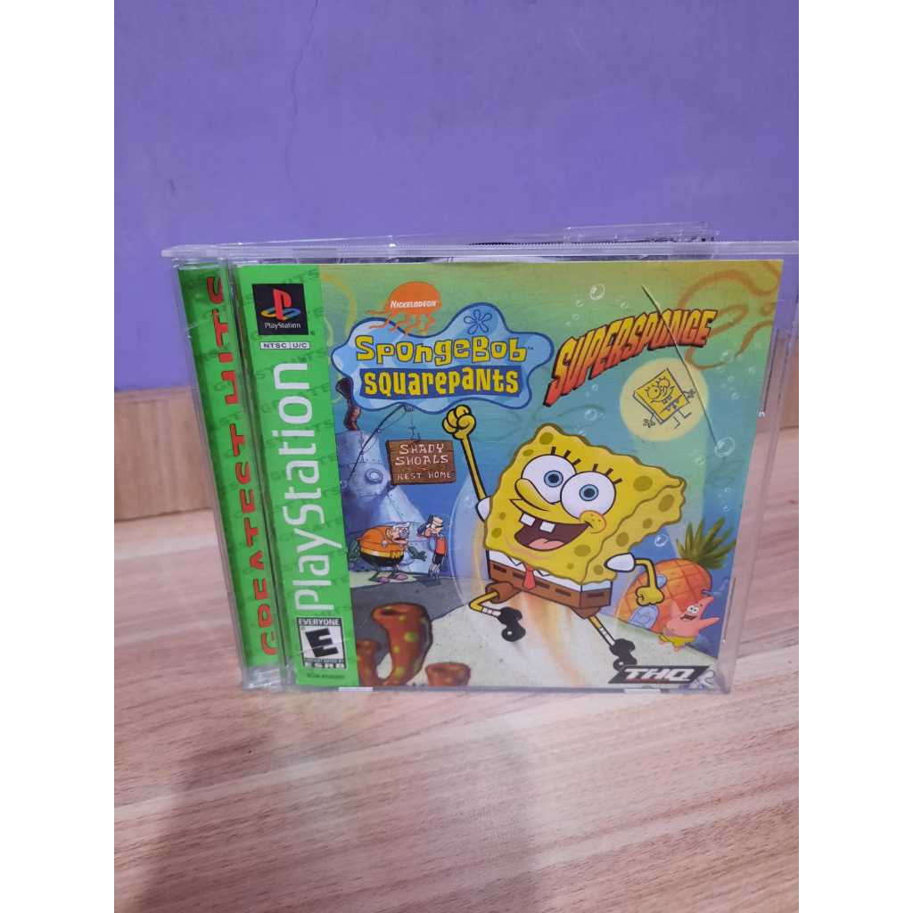 Spongebob Squarepants: Supersponge PS1 Playstation 1 Original | Shopee ...