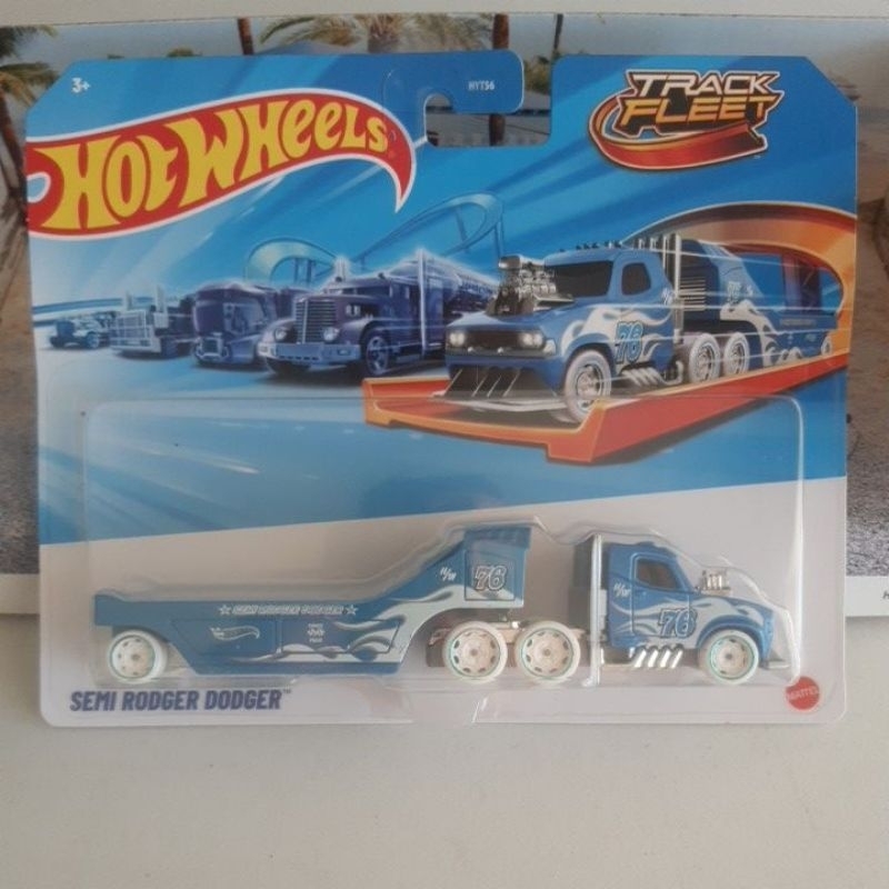 Hot Wheels Caminhão Semi Rodger Dodger Hw Track Fleet | Shopee Brasil