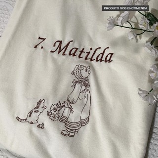 Camiseta e moletom bordado - Matilda - Harry Styles | Shopee Brasil