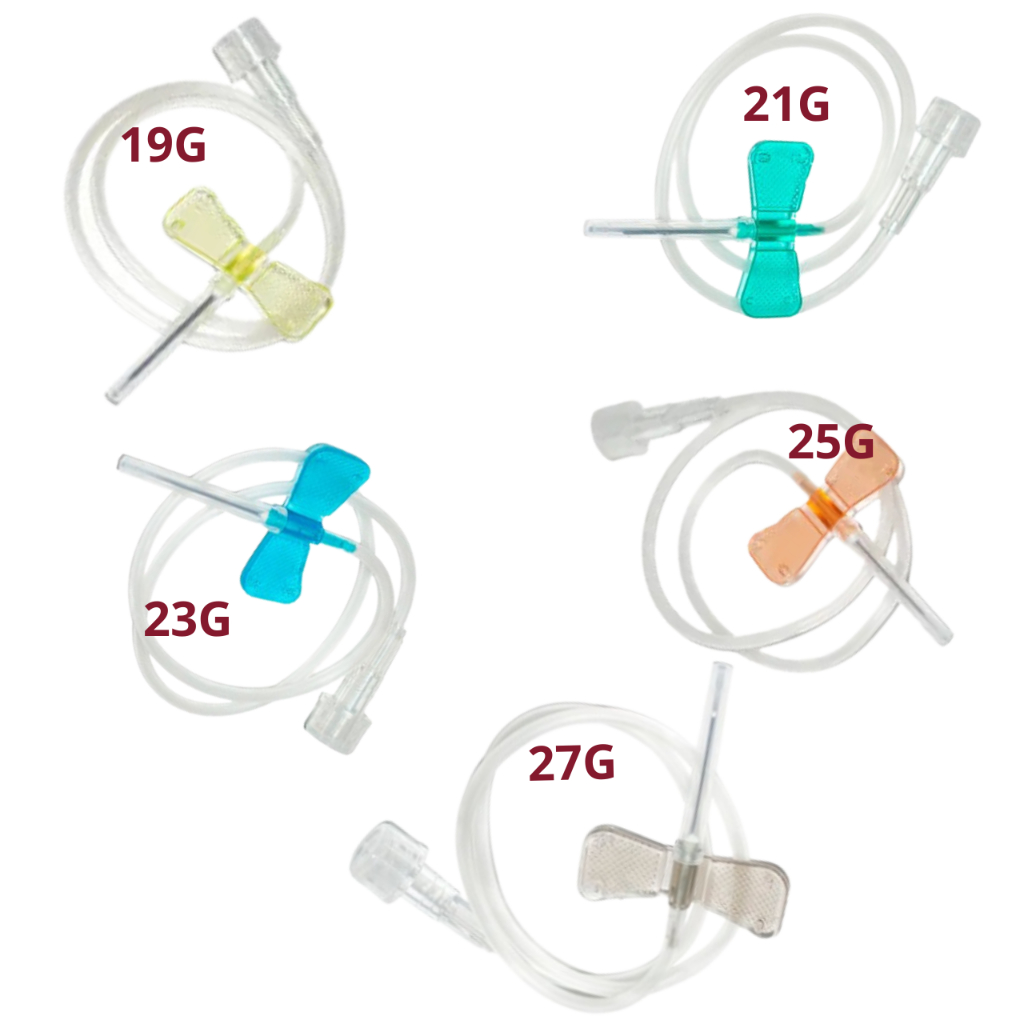 Scalp Simples 19G/21G/23G/25G/27G com 5/10/25 Unidades Medix escalpe ...