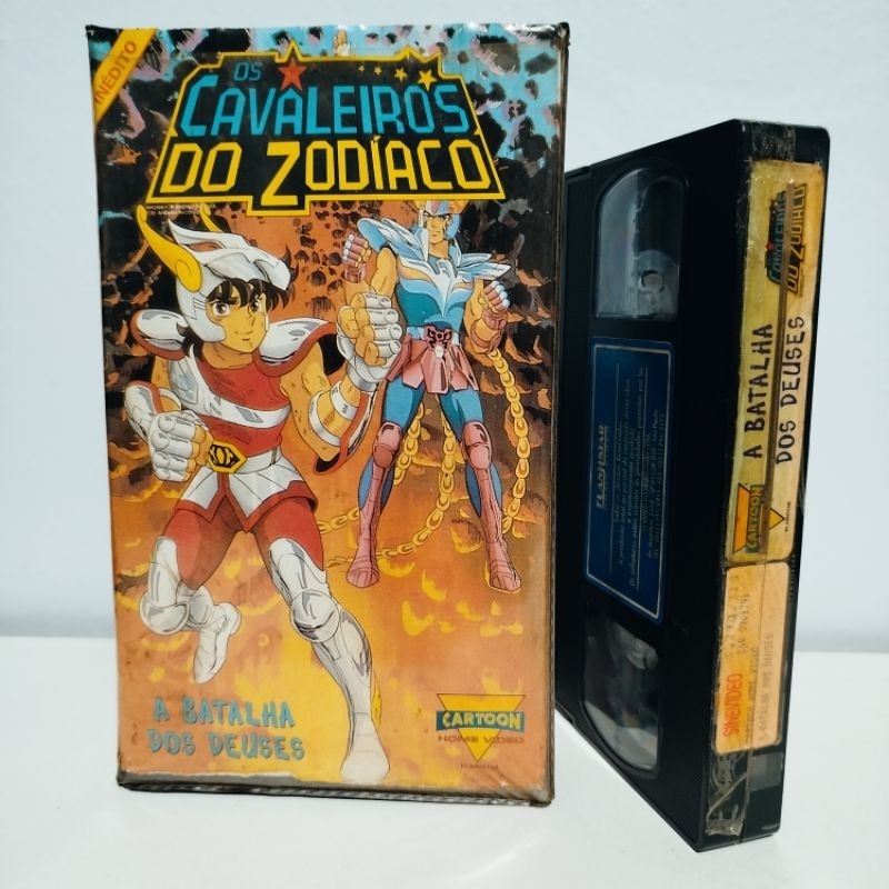VHS - OS CAVALEIROS DO ZODÍACO - DUBLADO | Shopee Brasil