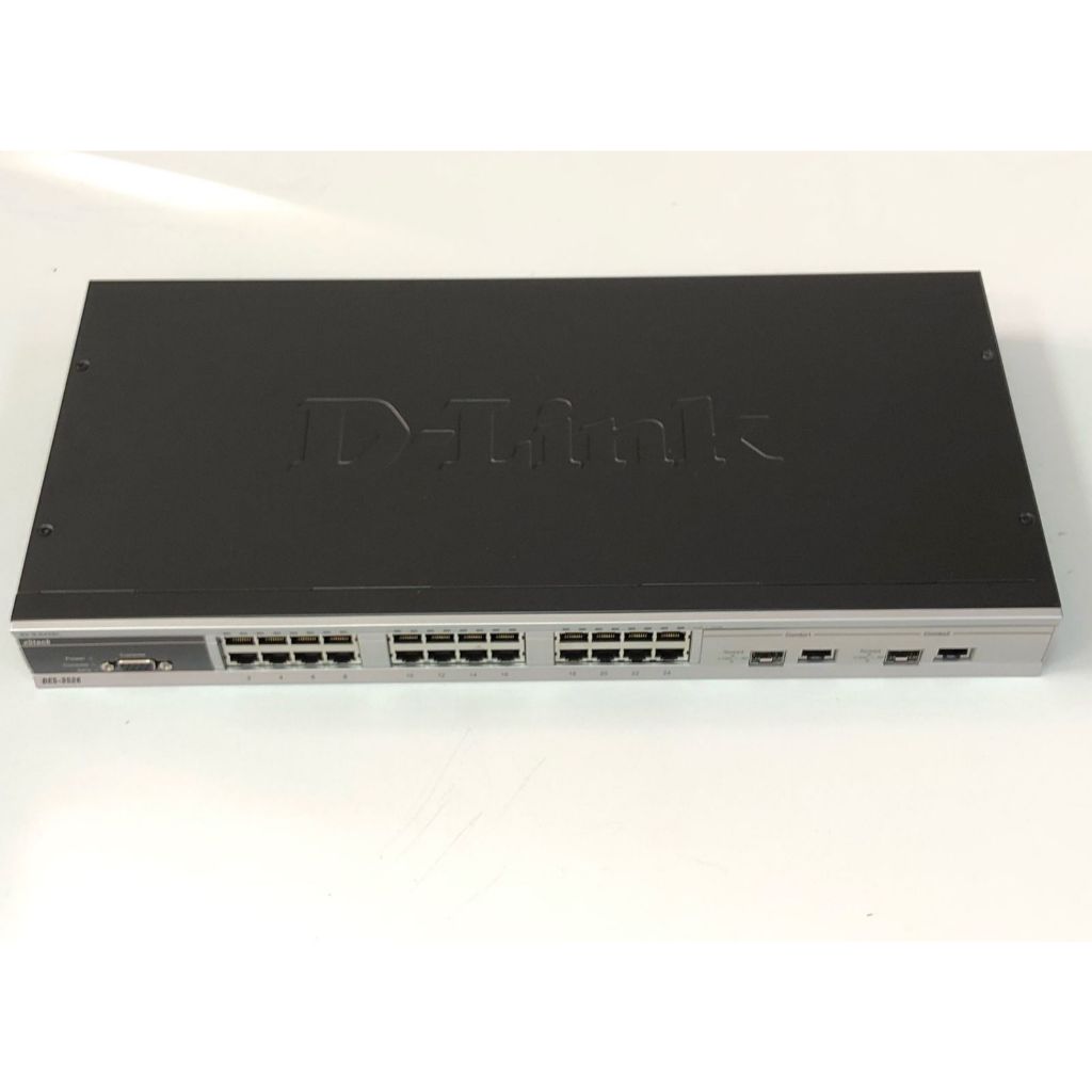 Switch D-link Corporate 26 Portas 10/100/1000 Des-3526 C/ Garantia ...