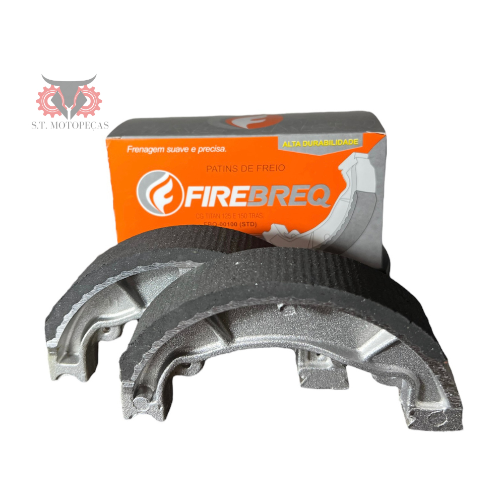 Patim Lona de Freio *0,75* Cg Titan 125 150 160 Traseiro Firebreq ... Patim Lona de Freio *0,75* Cg Titan 125 150 160 Traseiro Firebreq ...