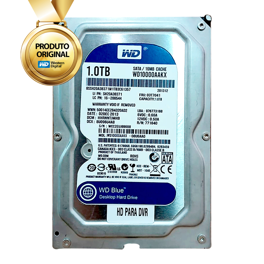 Disco Rígido HD Interno Multimarcas Video 3.5 1TB 1000gb | Shopee Brasil