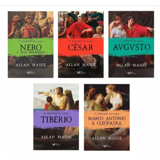 Coleção Allan Massie - Os Senhores de Roma / Rei Arthur | Shopee Brasil