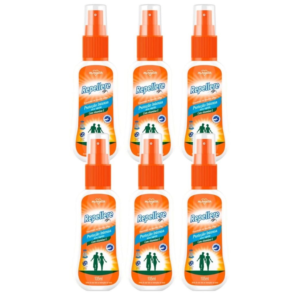 REPELENTE INSETOS (DENGUE) SPRAY PUMP 105ML REPELLERE (6 Horas Proteção ...