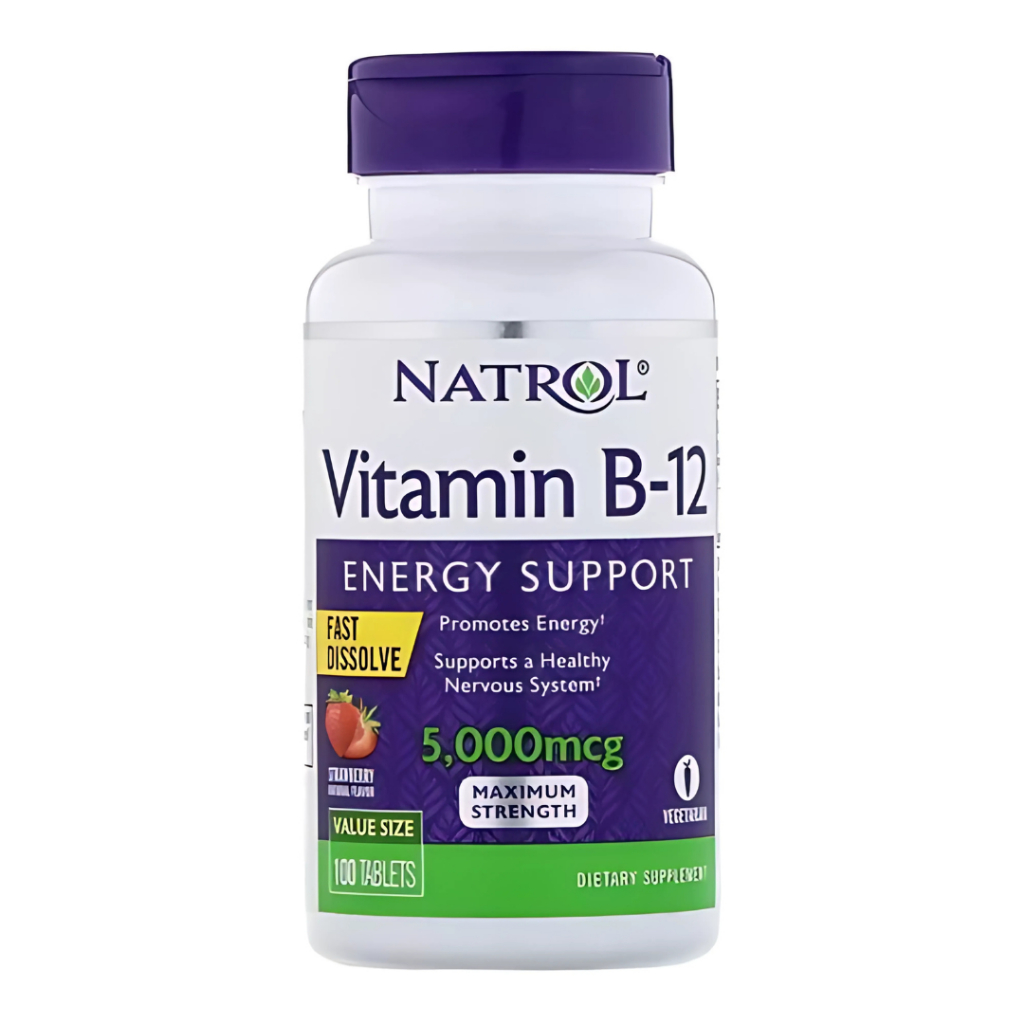 Vitamina B12 Sublingual 5000 Mcg 100tablets Importada Natrol Sabor ...