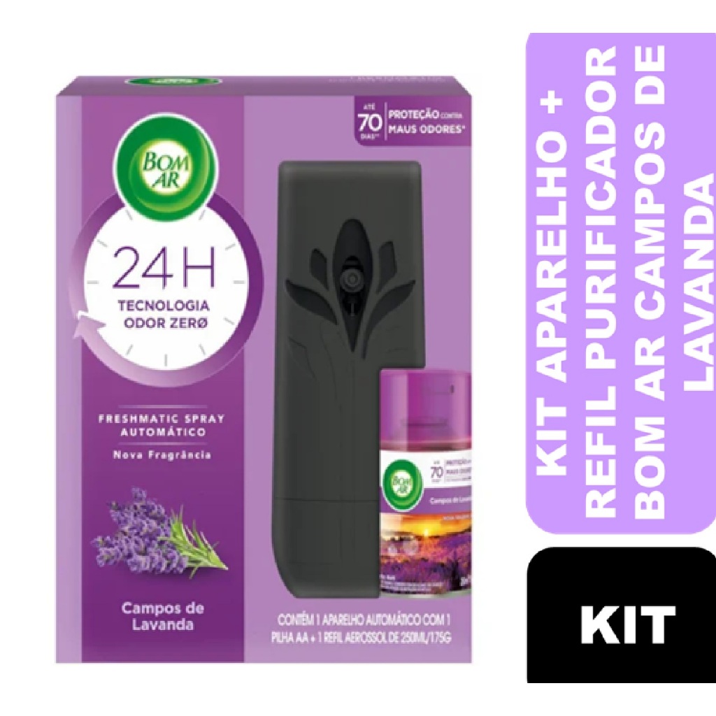 Aparelho Air Wick Aromatizador de Ambiente Bom Ar Automático Freshmatic ...