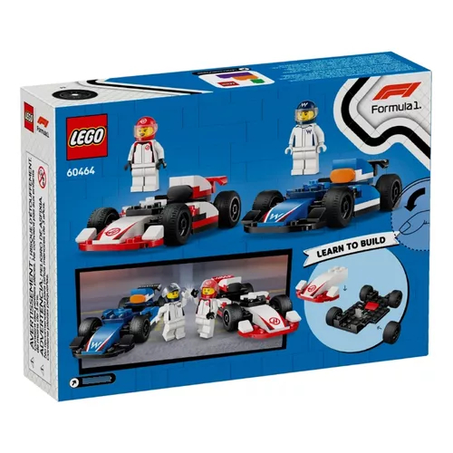 Lego City Carros Da Williams Racing E Haas F1 - 60464 | Shopee Brasil