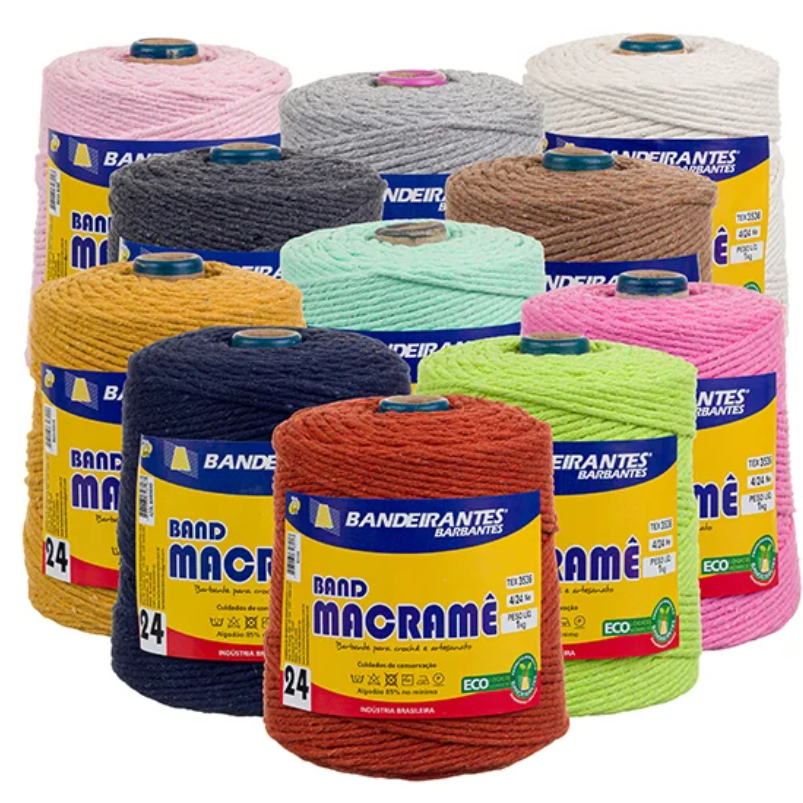 LINHA BANDEIRANTES MACRAME 24 FIOS– TEX 3536 | Shopee Brasil