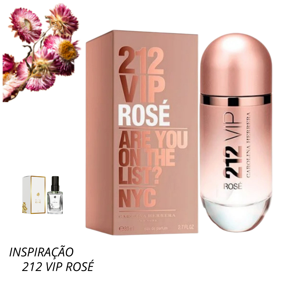 Perfume 30ml – Inspirado no 212 VIP Rose | Shopee Brasil