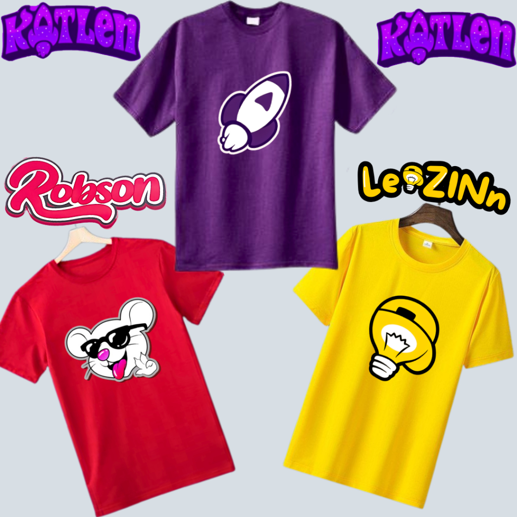 Camisa Katlen irmã da Emilly Vick Youtuber Robson Leozinn camisa roxa ...