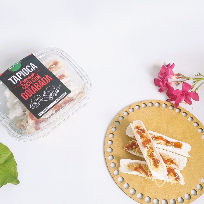 Tapioca Crocante Coco com Goiabada - Sabor Irresistível 100g | Shopee ...
