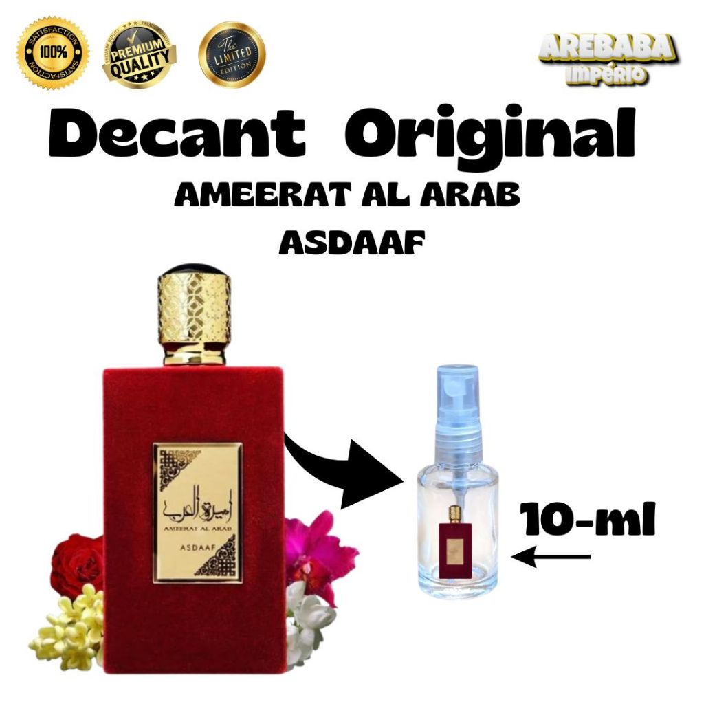 Perfume Ameerat Al Arab - Asdaaf 10 ML | Shopee Brasil