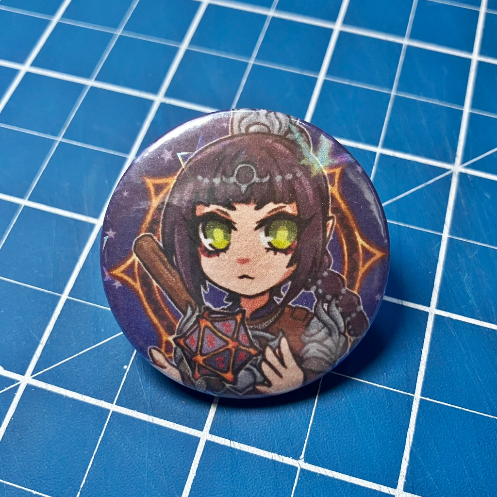 Botton Baldur's Gate 3 - Chibi Shadowheart | Shopee Brasil