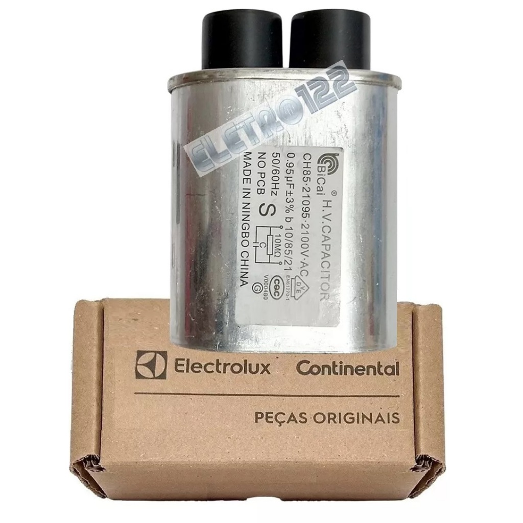 Capacitor Bicai 0,95uF Microondas Electrolux Continental Original ...