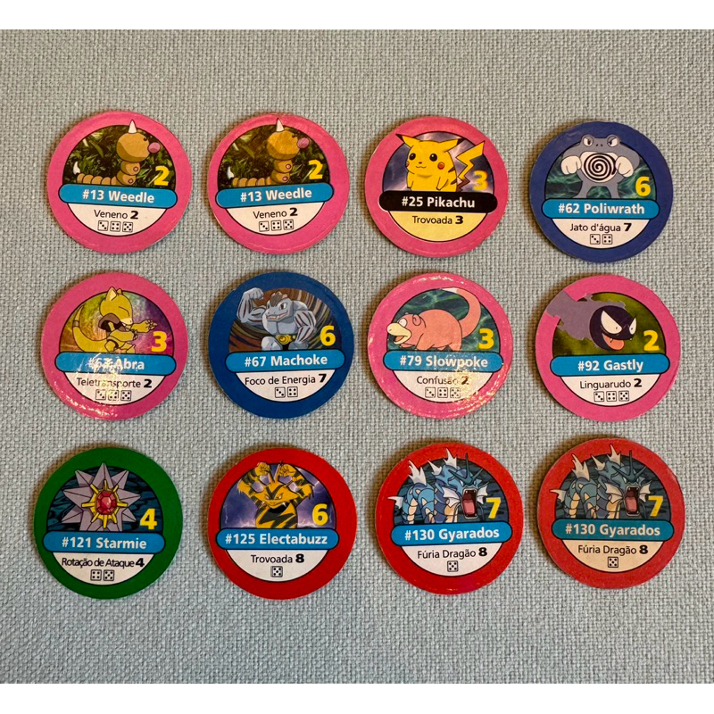 Tazo Pokémon Nintendo | Shopee Brasil