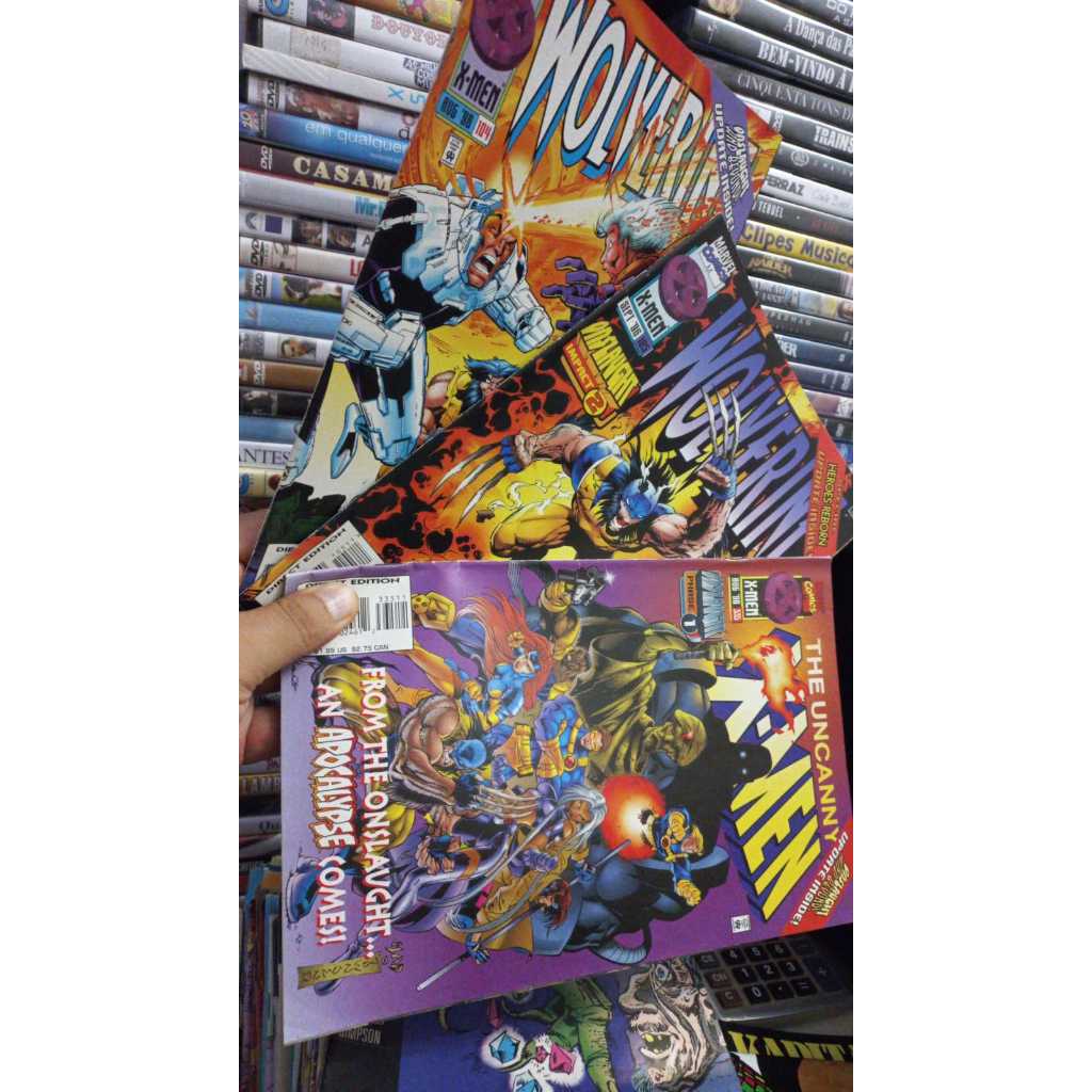Hq Marvel Comics X-Men - 1996 - edições importadas Wolverine impact ...