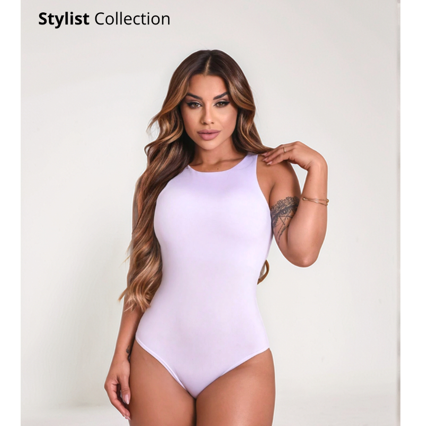 Body Feminino Bori Básico Regata Gola Redonda Várias Cores Casual Estiloso Chic Moderno ...