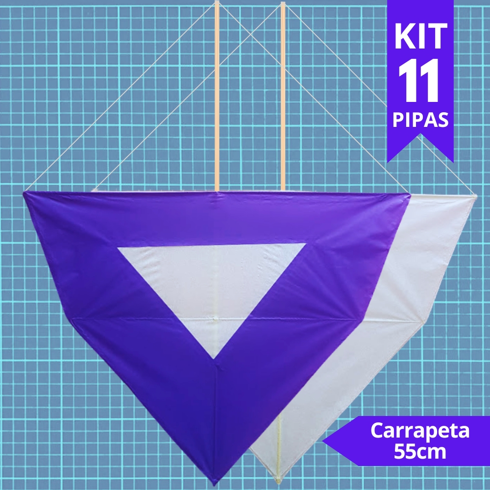 Kit 11 Pipas Carrapeta 55cm Corte/Recorte Variadas Pipa Artesanal ...
