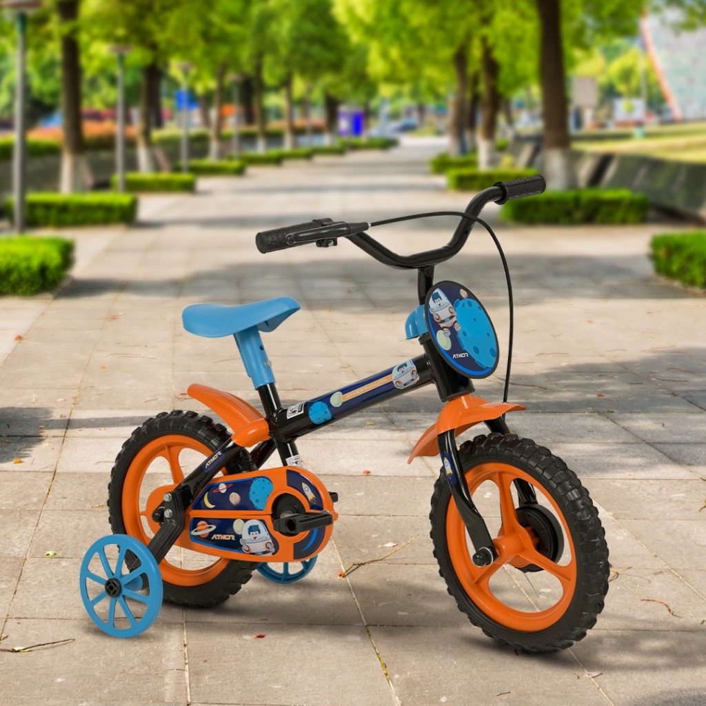Bicicleta Infantil Masculina Aro 12 Athor Modelo Athornauta Bicicleta ...