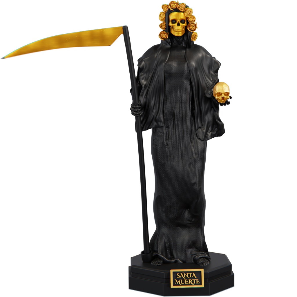 Estátua Santa Morte Imagem Umbanda Candomblé - Santa Muerte | Shopee Brasil