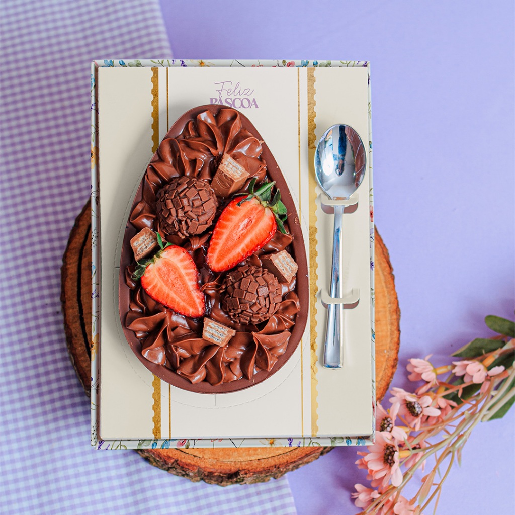 Caixa Páscoa Ovo de Colher 250-500g Basic Spring - 10 unid. | Shopee Brasil