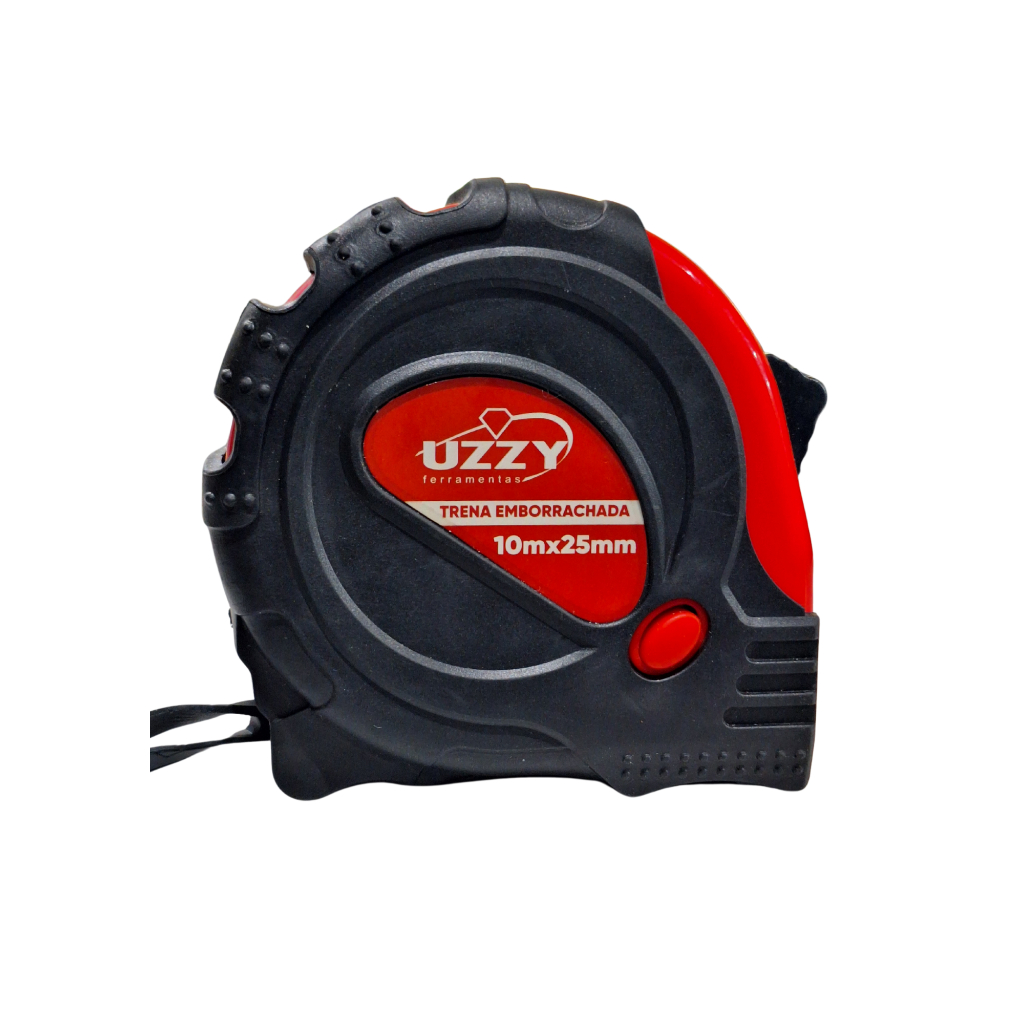 Trena de aço corpo emborrachado 10 metros UZZY | Shopee Brasil