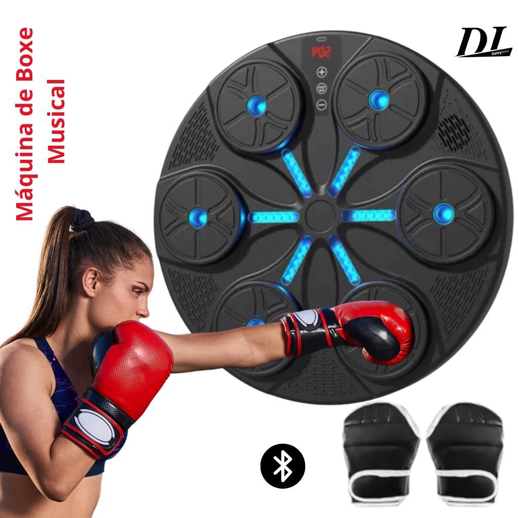 Máquina Inteligente de Boxe Bluetooth Exercício e Anti Estresse ...